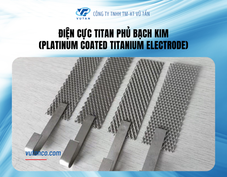 Điện cực titan phủ bạch kim - Platinum Coated Titanium Electrode